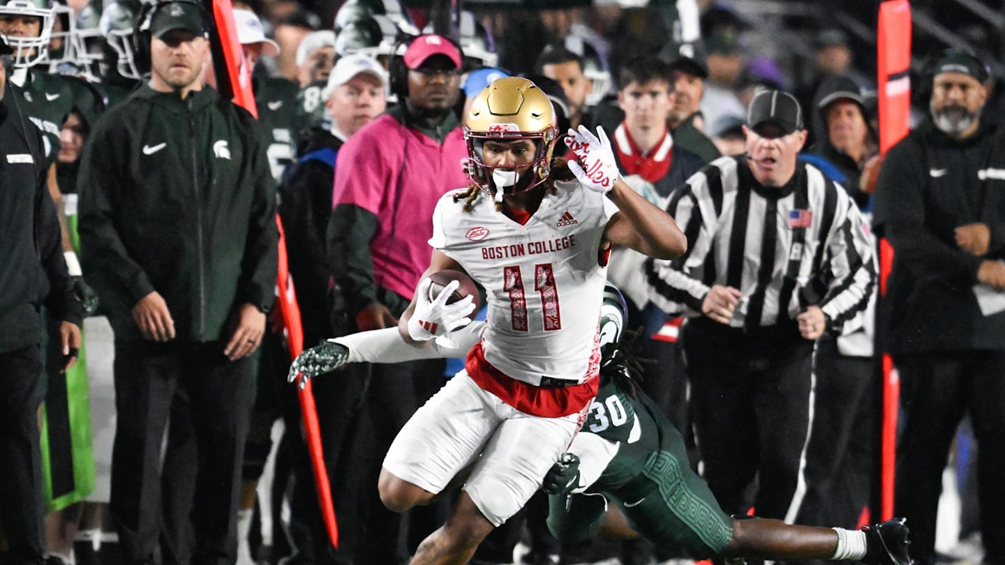 Boston College Football's Lewis Bond Wins ACC Receiver of the Week