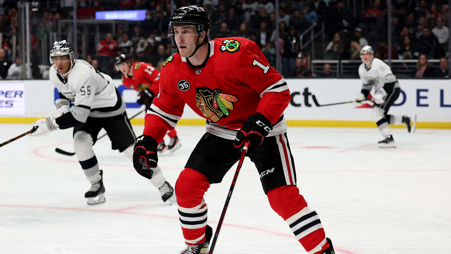 Taylor Raddysh has made an immediate impact with the Blackhawks