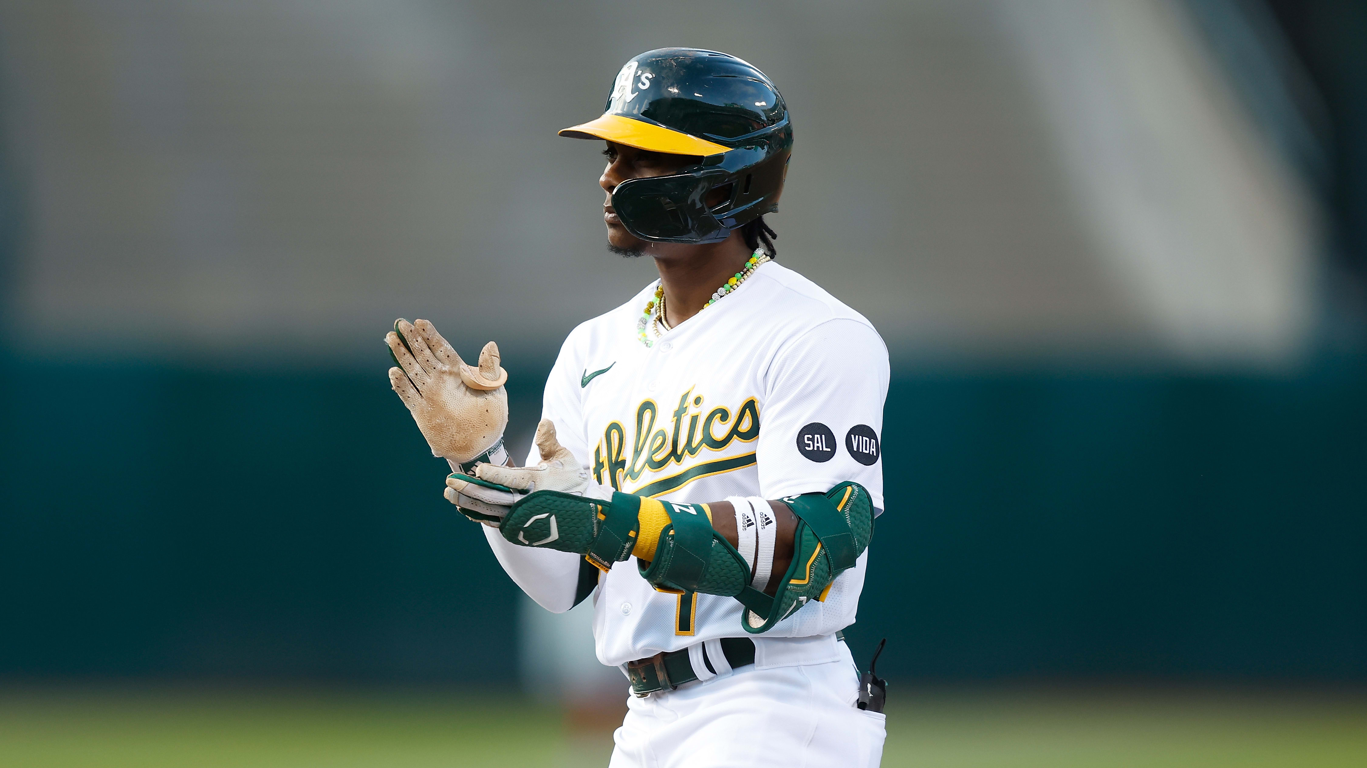 Oakland A's History: Esteury Ruiz steals 42nd base, ties franchise ...