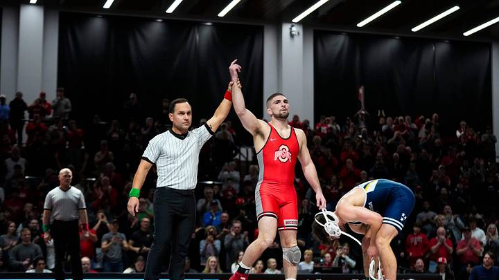No. 4 Ohio State Wrestling Remains Perfect After Defeat Over No. 16 Rutgers