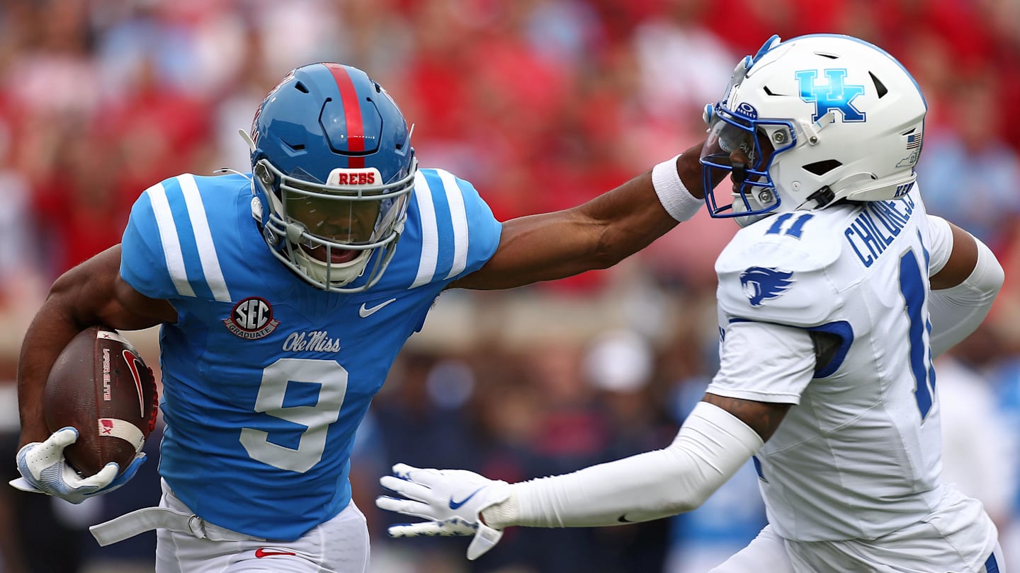 Ole Miss Football Wideout Tre Harris Lands Inside ESPN's Top 25 Players ...