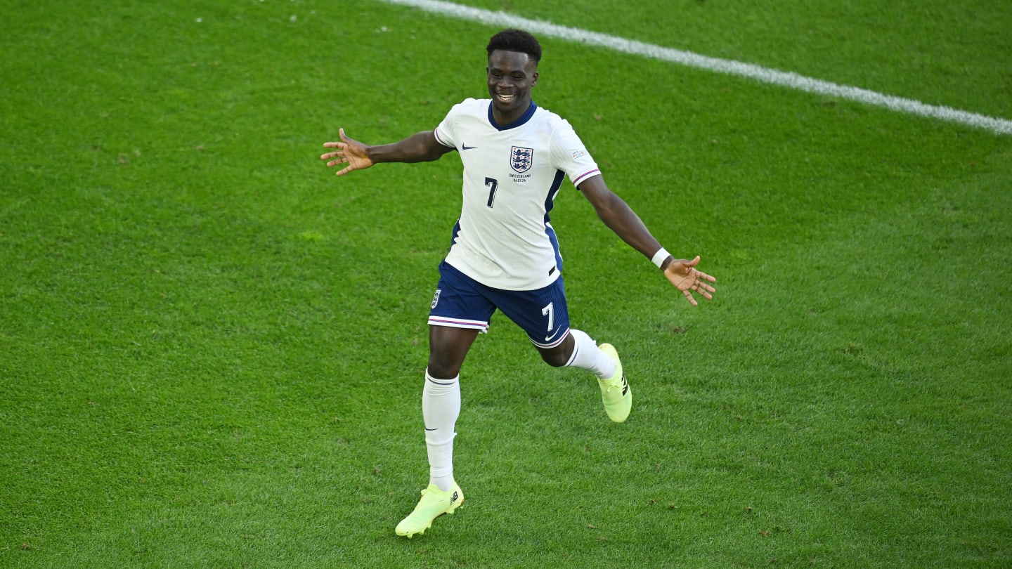 Bukayo Saka 'proud' to banish Euro 2020 demons with Switzerland heroics
