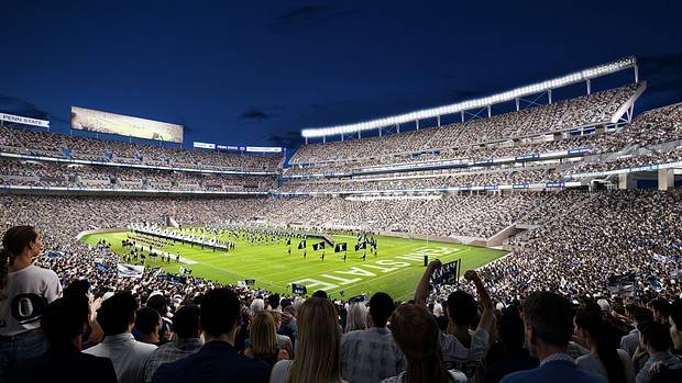 Penn State Football: Check Out the Temporary Seating at Beaver Stadium