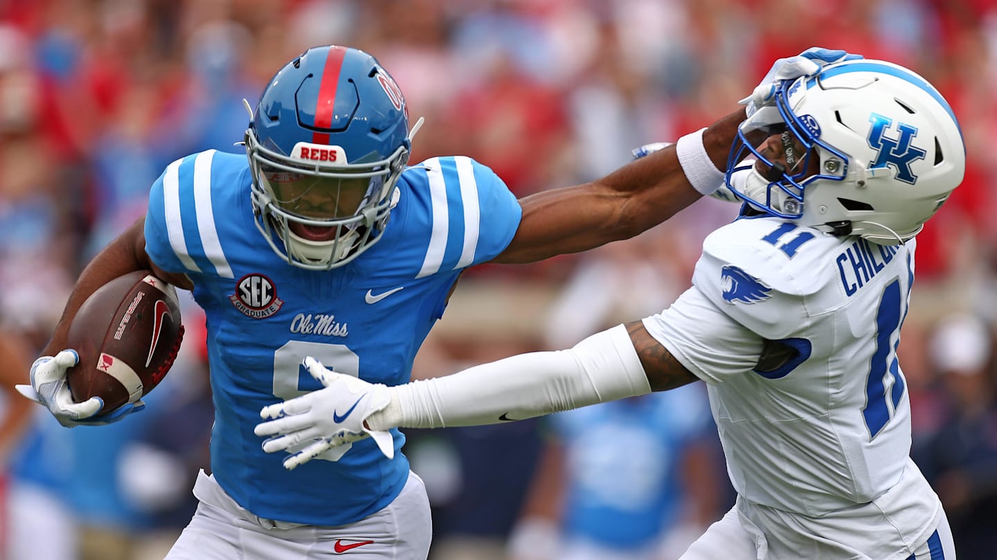 Nation's Best? Ole Miss Football WR Tre Harris Earns Yet Another ...