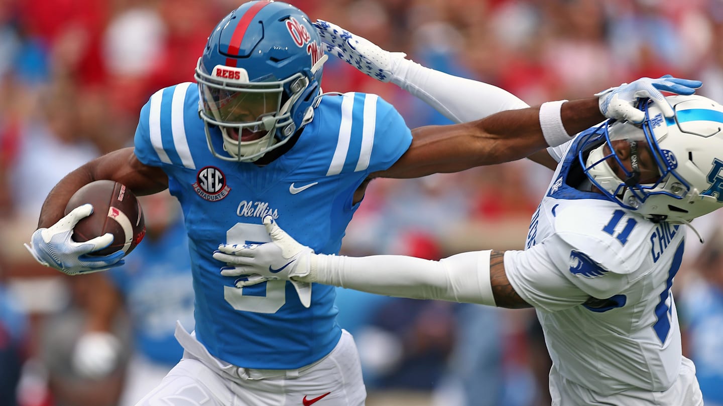 Ole Miss Football Wide Receiver Tre Harris Selected in the 2025 NFL Draft