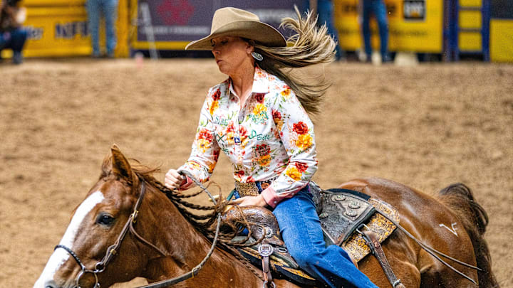 NFR Barrel Horse VF Expensive Taste Undergoes Surgery with Great Prognosis