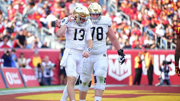 Pat Coogan, Ex-Notre Dame Offensive Lineman, Choosing Between 2 Big Ten ...
