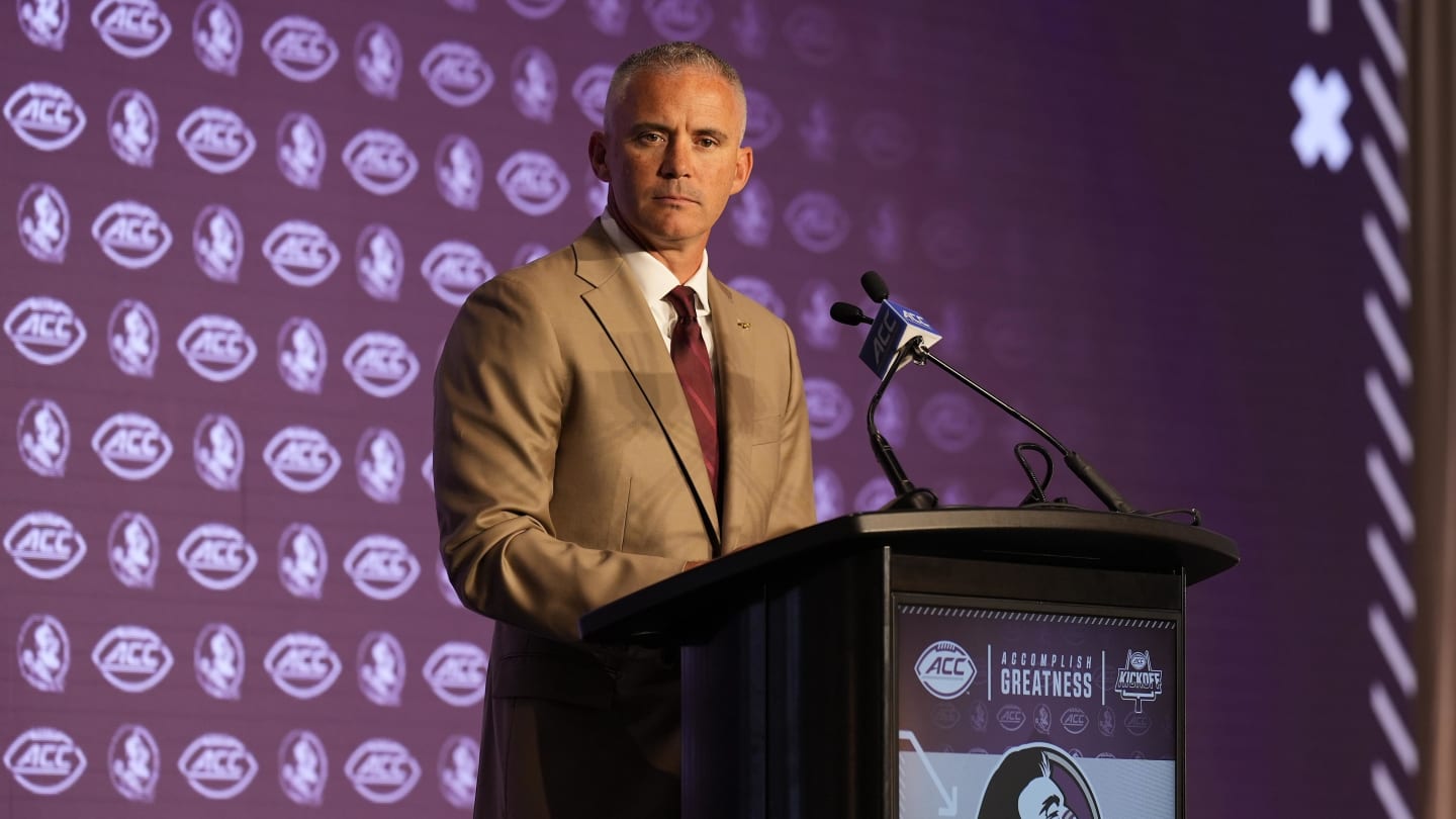 FSU Football Head Coach Mike Norvell Addresses SEC Commissioners ...