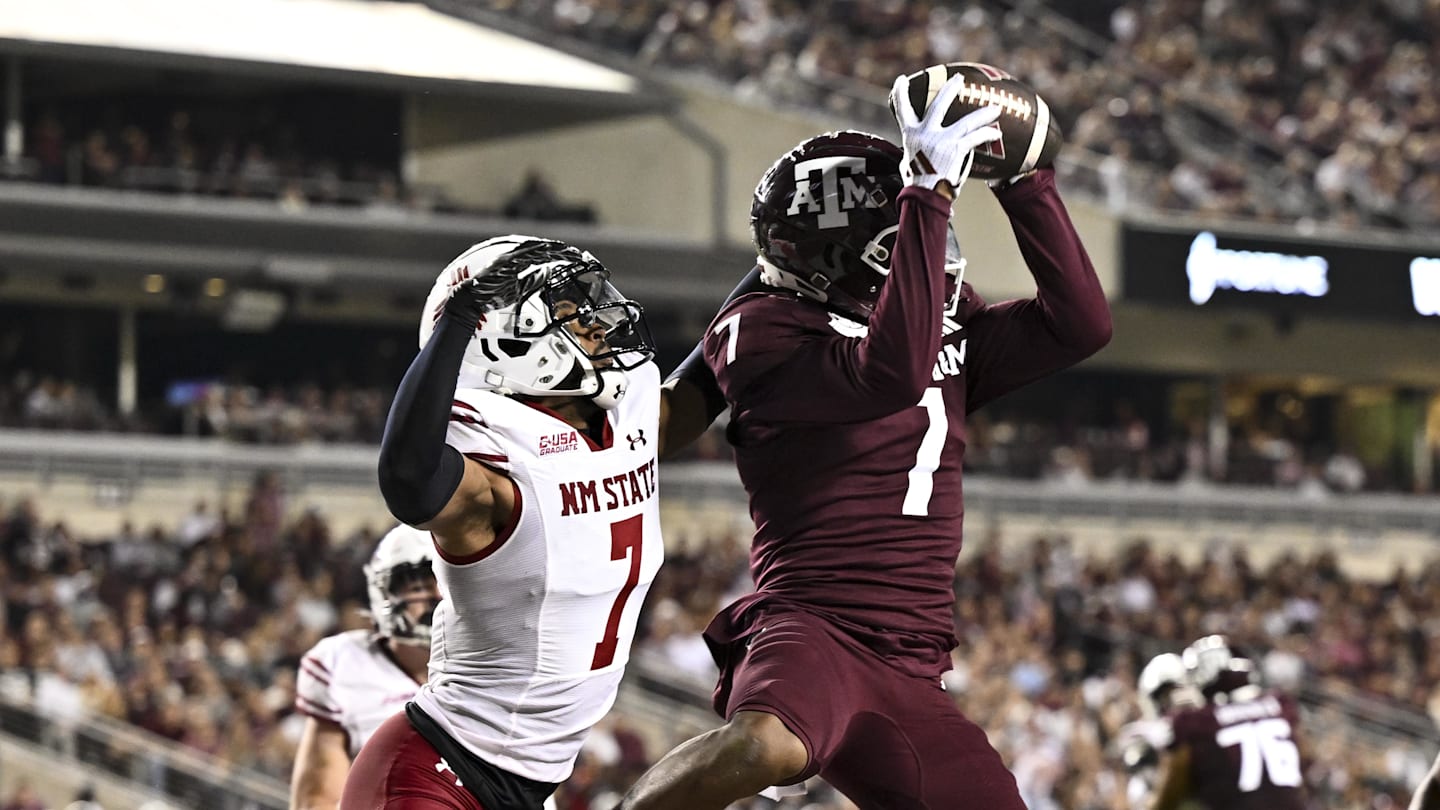 Former Texas A&M WR Released by Carolina Panthers