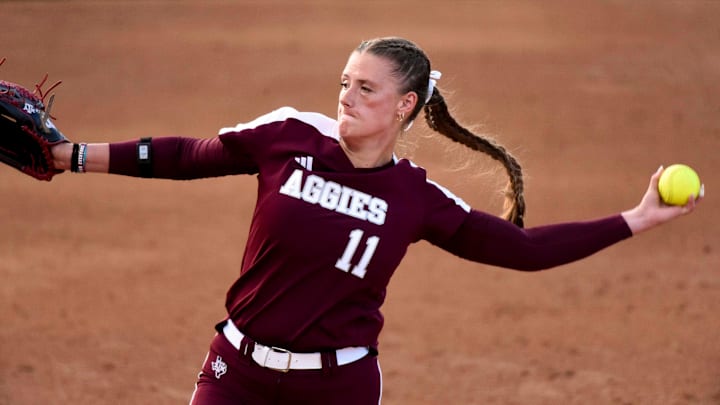 Texas A&M Star Pitcher Emiley Kennedy Receives SEC Pitcher of the Week ...
