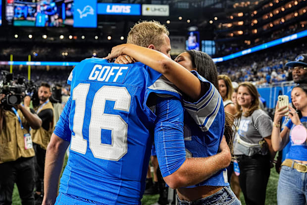 Lions' Jared Goff's wife's heartwarming note from losers to NFC No. 1 ...