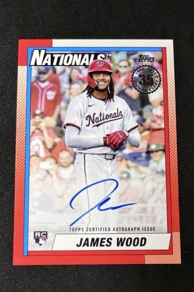 James Wood a top rookie card chase