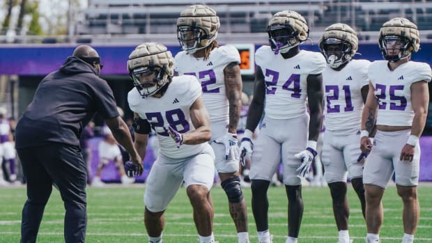 Mohammed Makes the Most of His First UW Spring Practice