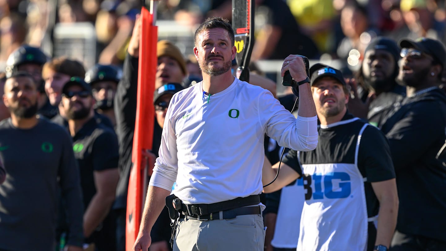 Oregon Ducks’ Dan Lanning Shuts Down Dan Patrick's 12-Man Penalty Question