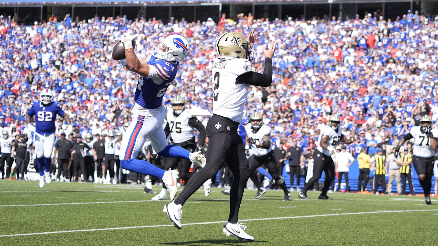 Cole Bishop saves the day for Bills with incredible INT during first ...