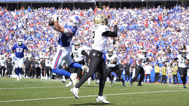 Cole Bishop saves the day for Bills with incredible INT during first ...