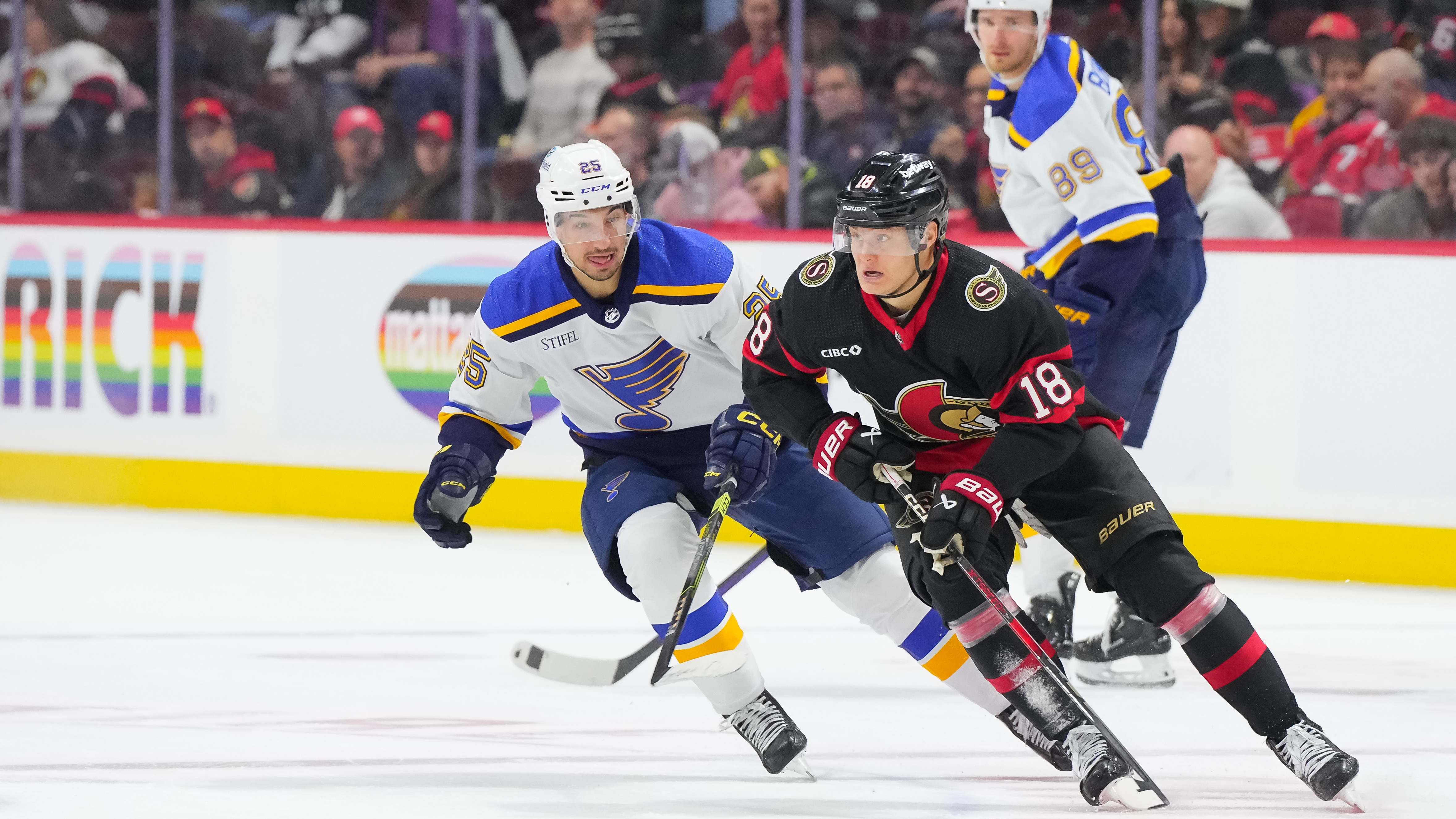 Game 38 Senators Blues on the Road Again and Again and Again Fri Jan 3 ...