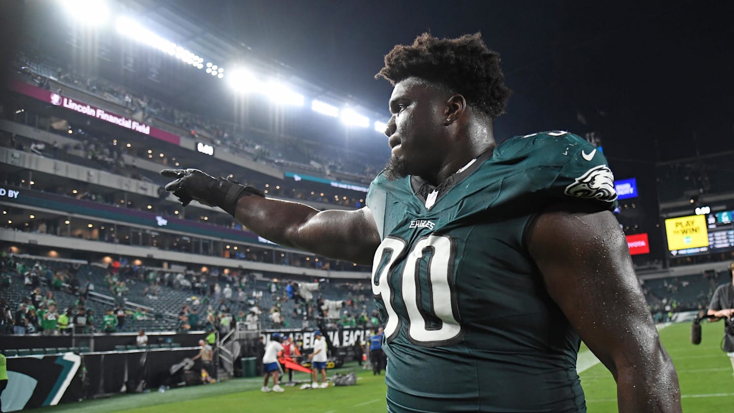 LOOK: Jordan Davis Shares Humorous Moment With Jalen Hurts Following Eagles' Win