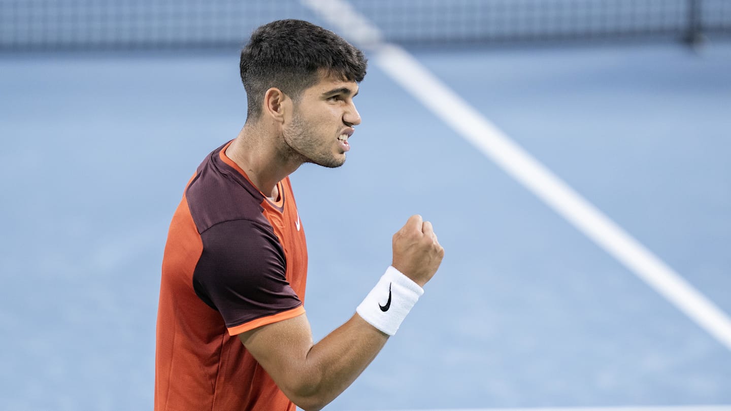 Carlos Alcaraz Overcomes Illness to Beat Andrey Rublev in ATP Finals Carlos Alcaraz Overcomes Illness to Beat Andrey Rublev in ATP Finals