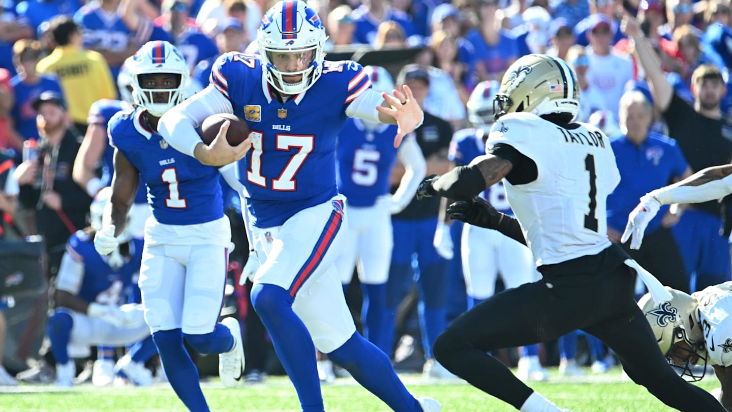 Josh Allen says he felt ‘a little squirrelly’ in epic scramble vs. Saints