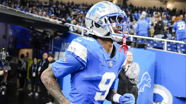 Jameson Williams finishes long touchdown with 'Beast Mode' celebration ...