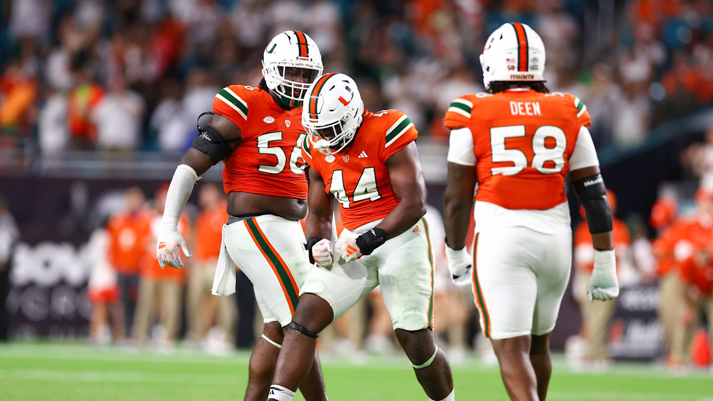 Miami football falls in 247Sports team talent composite rankings from 2023