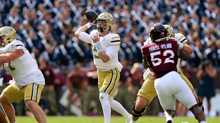 Former Georgia Tech Quarterback Zach Pyron Will Re-Enter The Transfer ...