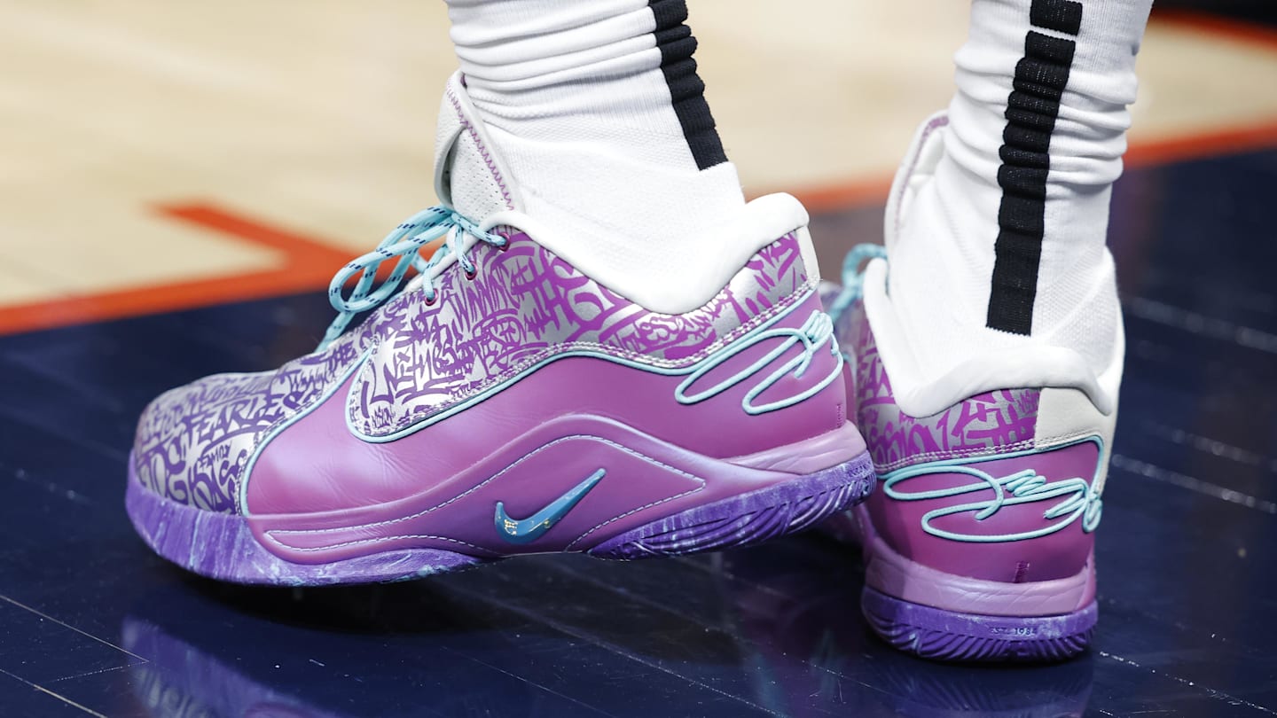 Fine Wine: LeBron James Debuts Nike LeBron 22 "Frozen Grapes"