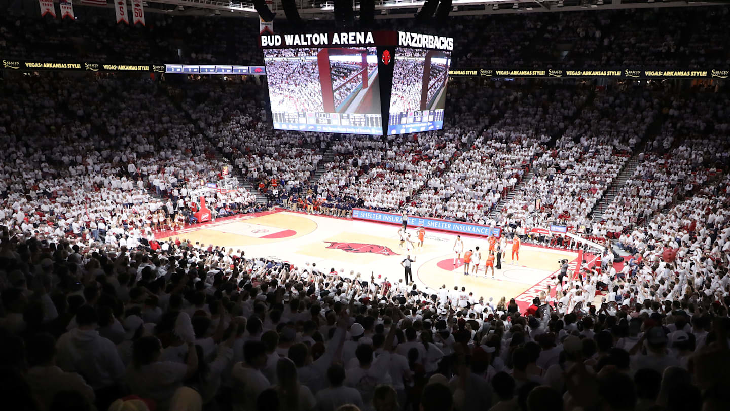 Arkansas Athletics Director Yurachek Shares Good News on Court Logo ...