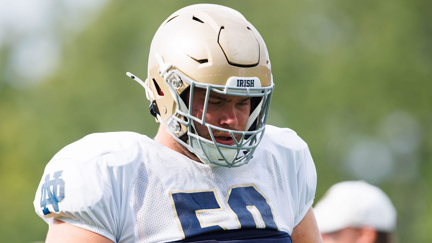 Michigan football battling with two Big Ten teams for Notre Dame OL Rocco Spindler