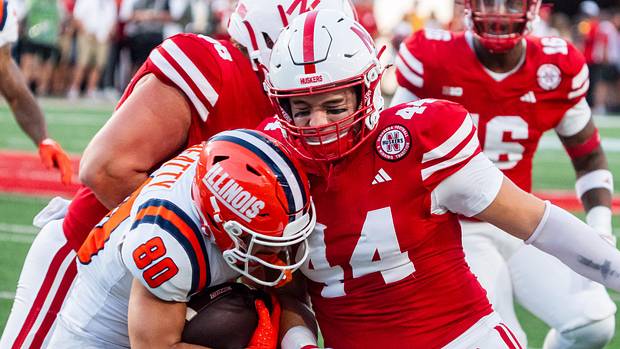 Nebraska’s Riley Van Poppel Makes the Huge Hit, Williams Nwaneri Gets ...