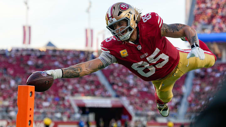 George Kittle sounds off on a highlight from the 49ers' loss to the Rams