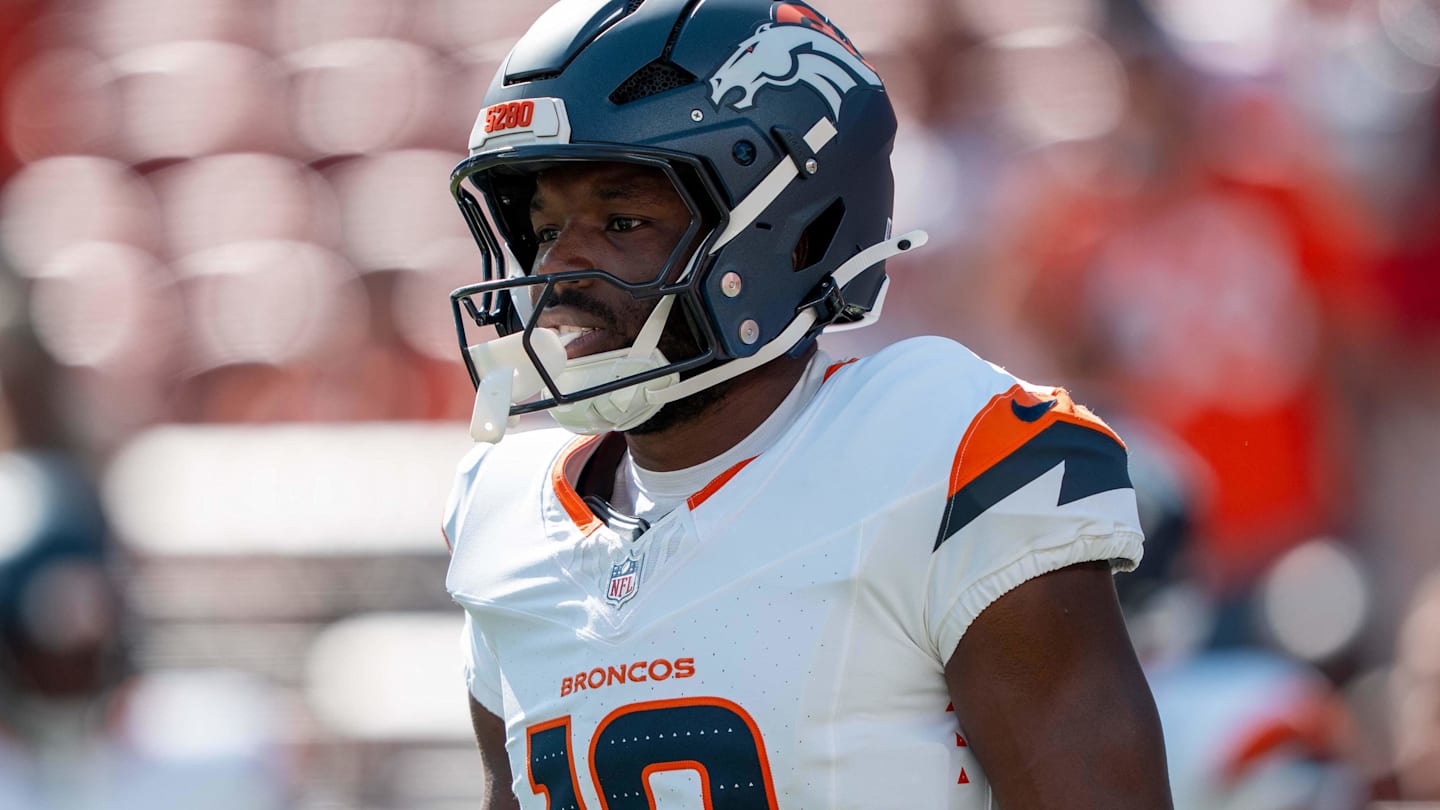 Broncos WR Marvin Mims Jr. Leaves Practice Due to Injury