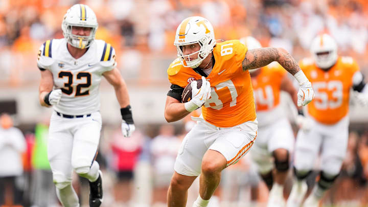 Everything From Tennessee TE Miles Kitselman In His Media Availability ...