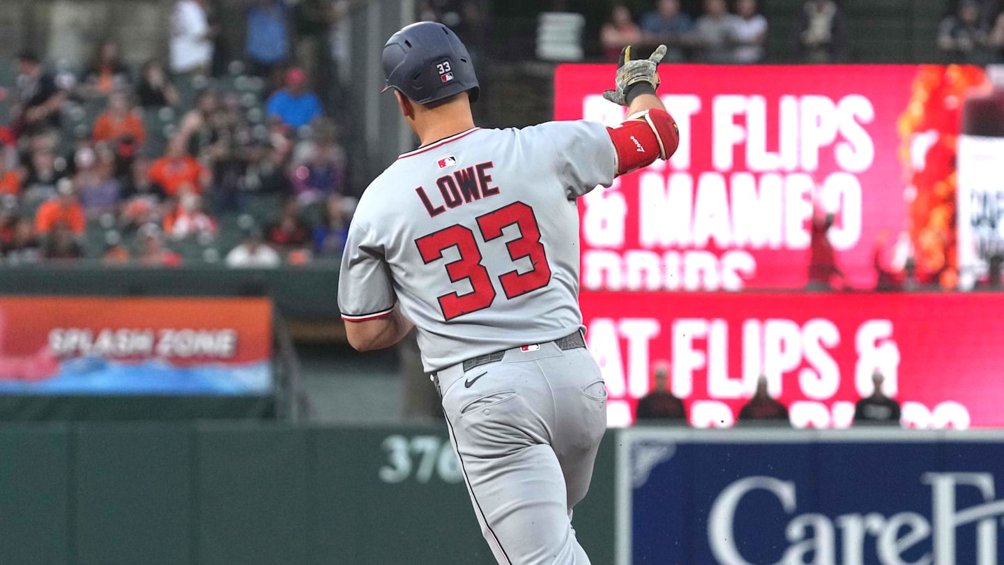 Nationals First Baseman Nathaniel Lowe Listed as Top Trade Candidate
