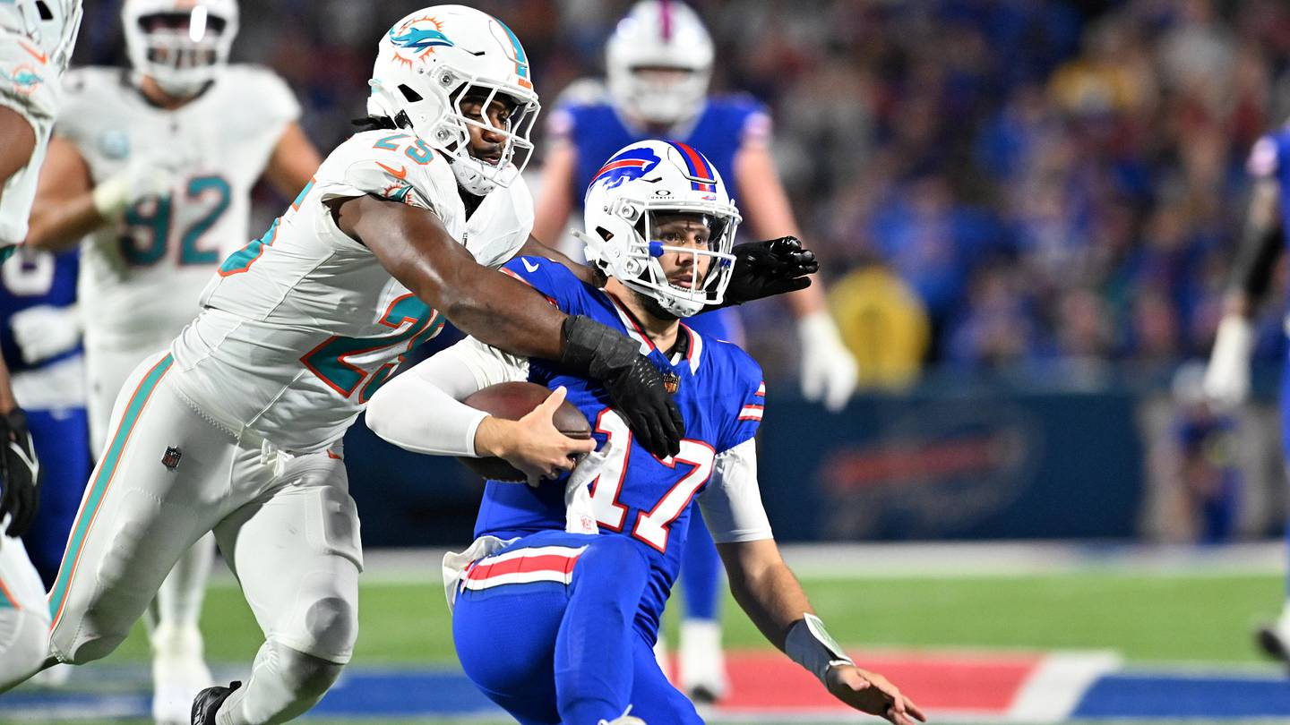 Once a gunslinger, now Josh Allen is guardian for Bills on epic ...