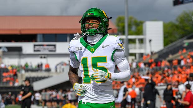 Oregon Ducks Receiver Tez Johnson Wins Big Ten Award After Breaking ...
