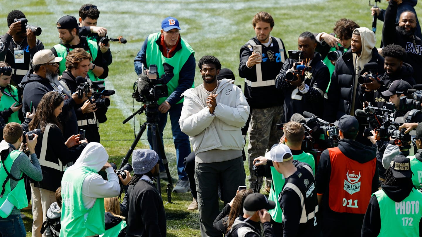 NFL Draft prospect Shedeur Sanders shows off absurd custom-made draft room