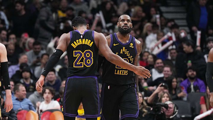 Lakers' LeBron James, Rui Hachimura Downgraded Ahead of Game vs Magic