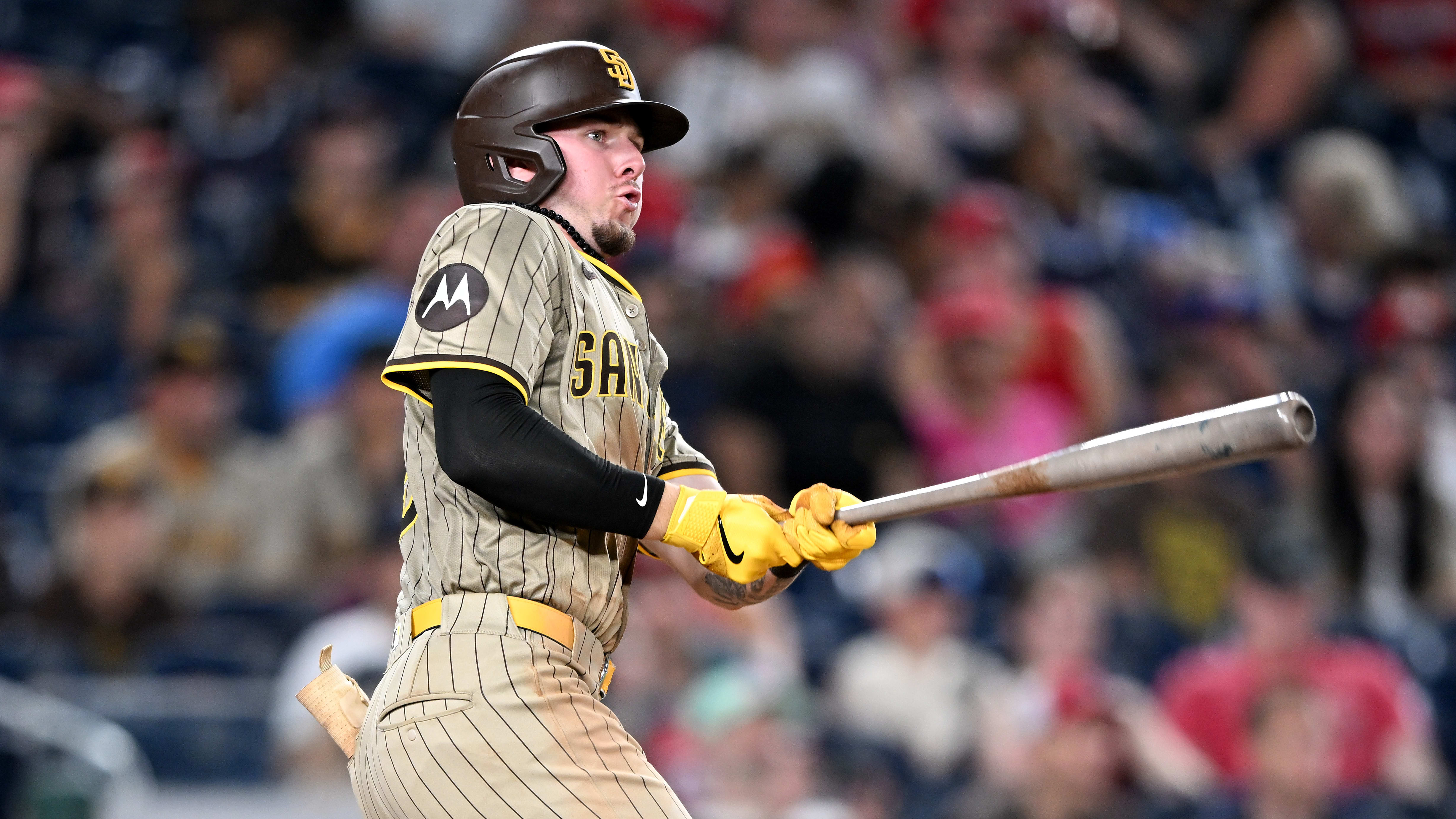 Jackson Merrill takes playful jab at former Padres prospect James Wood ...