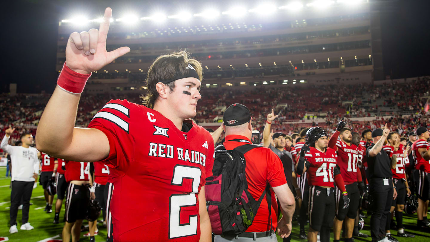 Texas Tech QB Behren Morton has a chance to make a statement in week two