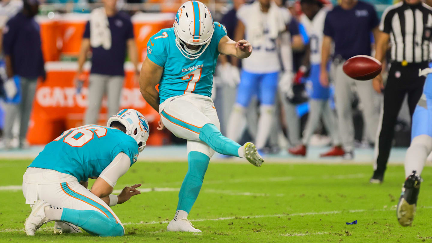 Miami Dolphins Kicker Jason Sanders Earns AFC Weekly Award