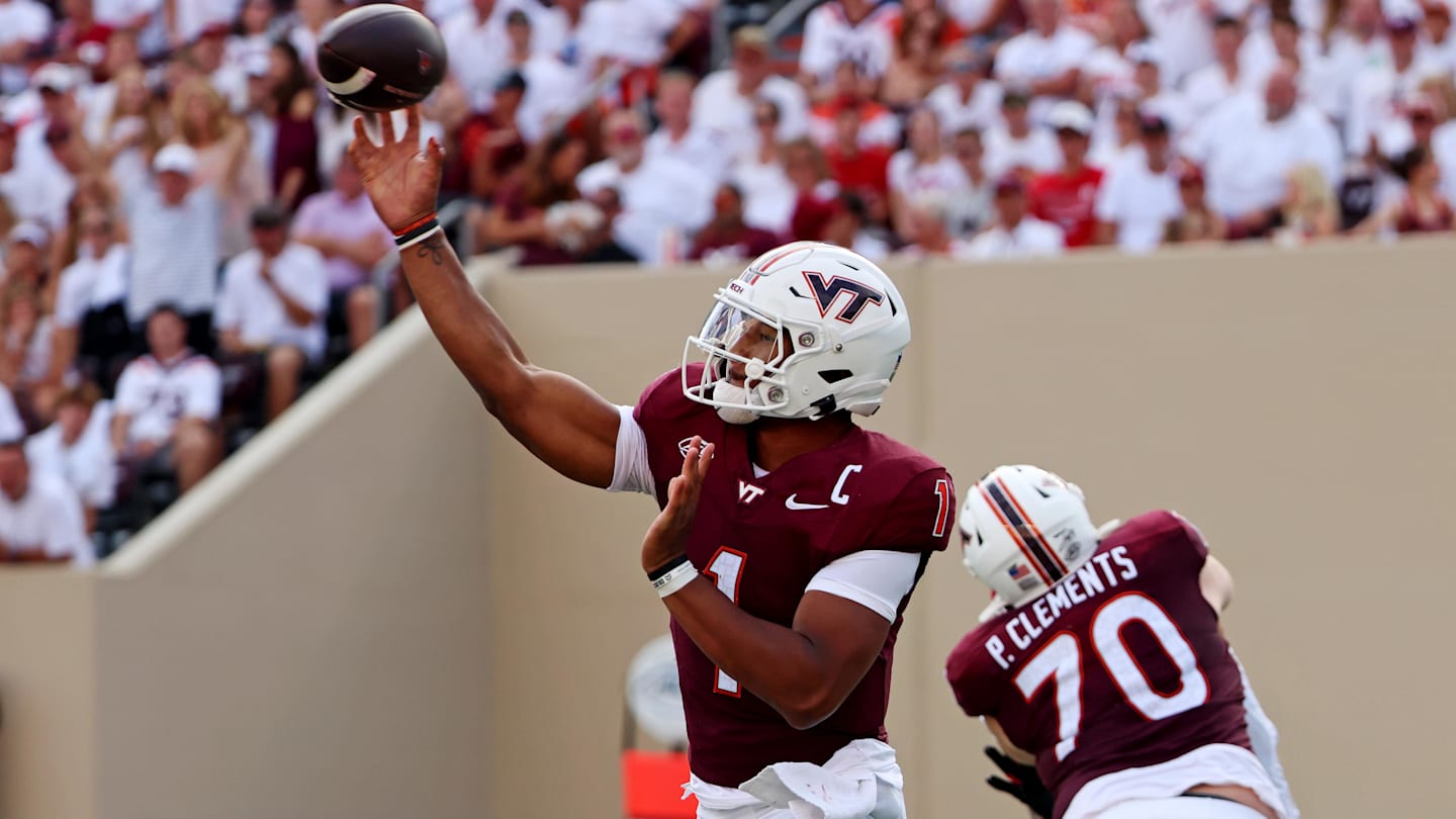 Virginia Tech Starting QB Kyron Drones Ruled Out for Rest of Spring Practice