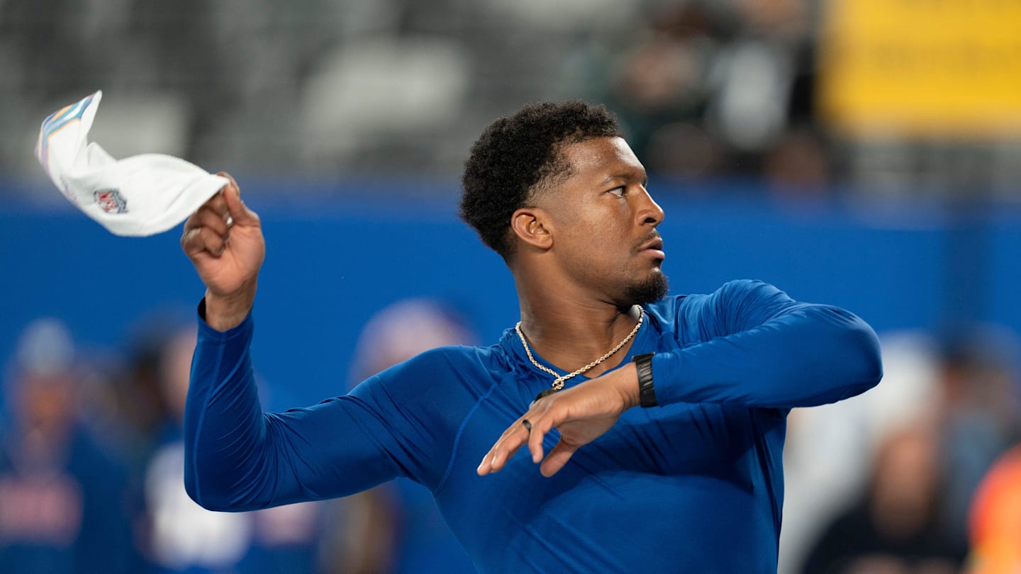 Jameis Winston Moves Ahead of Russell Wilson on Giants’ QB Depth Chart