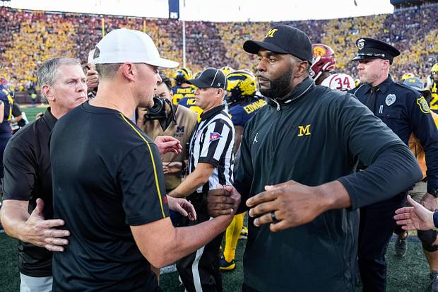Michigan football's Sherrone Moore earns national 'Coach of the Week' award