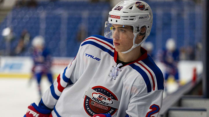 Calary Flames select Matvei Gridin with the No. 28 overall pick in the 2024 NHL Draft