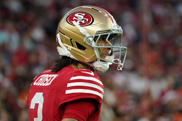Updating Depth Chart After 49ers Lose Another Receiver to Leg Injury