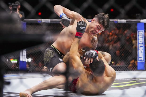 Alex Pereira vs. Magomed Ankalaev face-off & ceremonial weigh-ins for ...