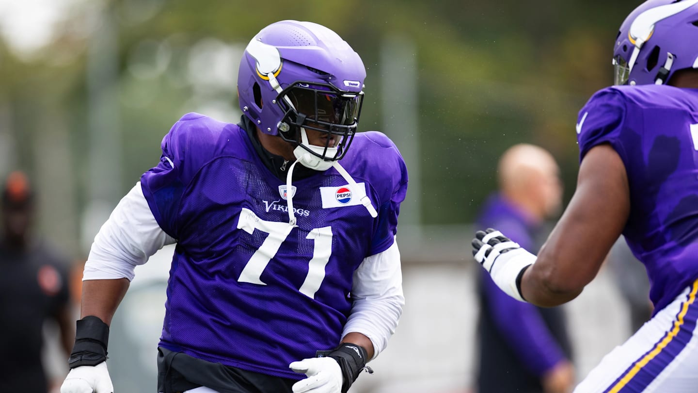 Vikings' Christian Darrisaw talks about returning from knee injury