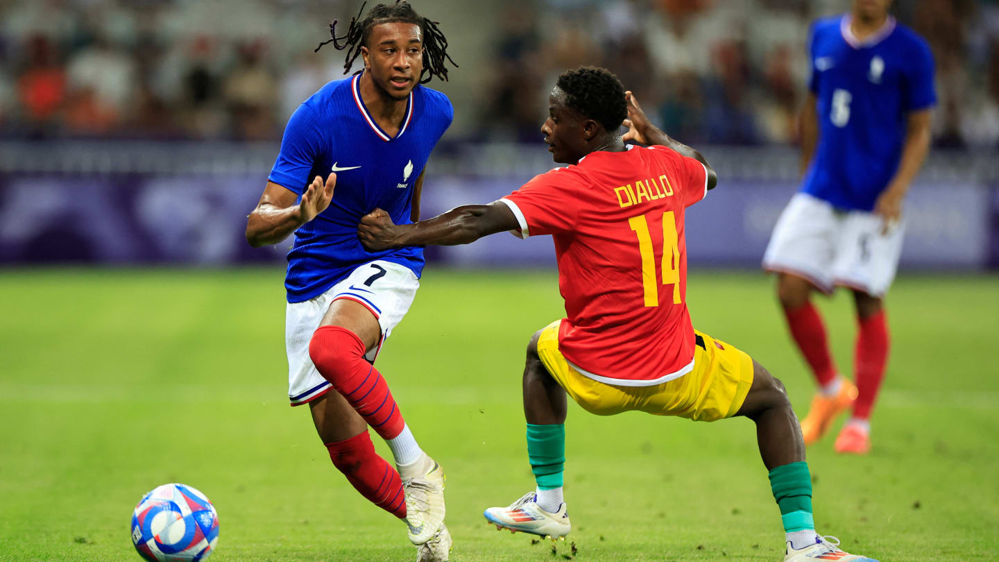 Two wins from two for Michael Olise and France at the Olympic games